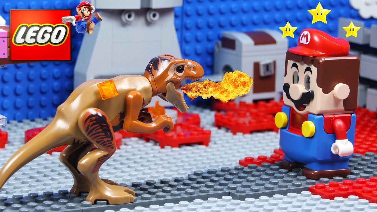 LEGO Super Mario Fight With Boss | Stop Motion Animation - YouTube