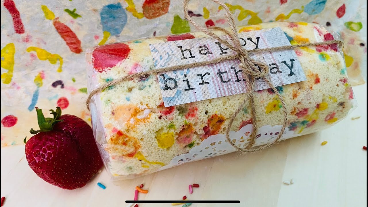 Swiss Roll Cake| Birthday Gift Ideas| Birthday Cake Decorating Idea ...