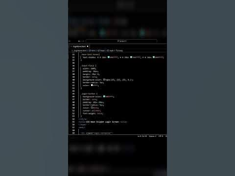 Html,CSS neon login form | HTML & CSS neon Login Form Tutorial ...