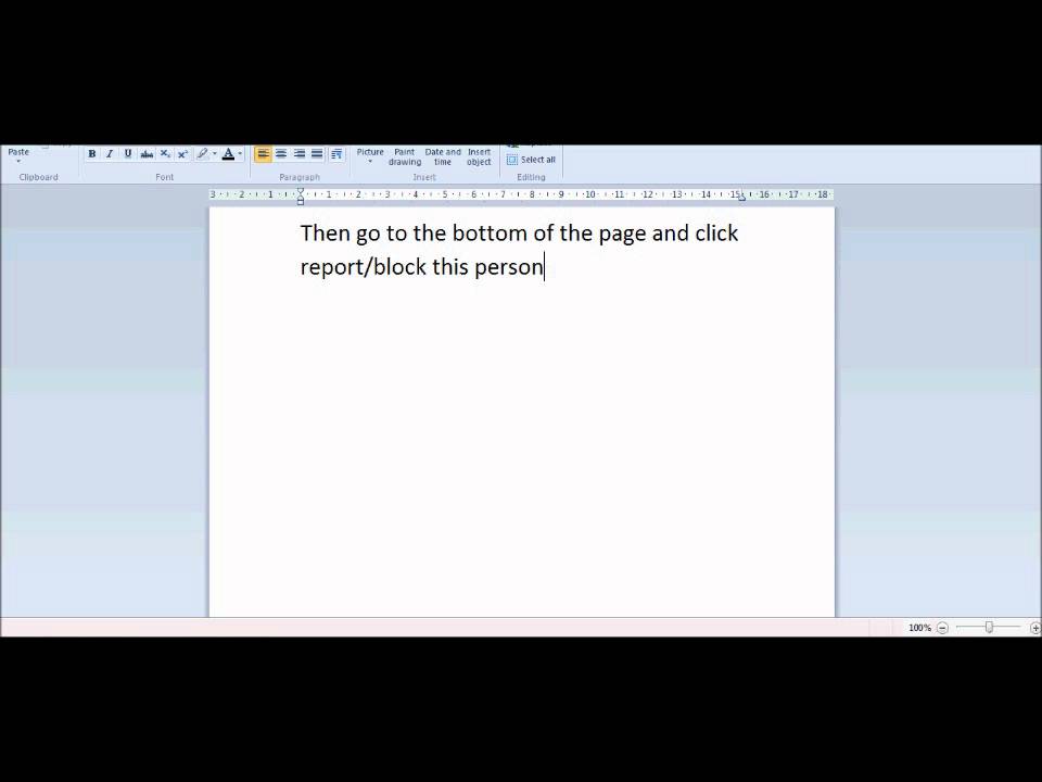 How to report/block someone on facebook - YouTube