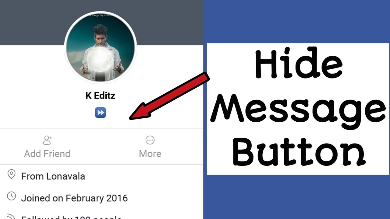 How To Hide Message Button On Facebook YouTube how-to-hide-message-button-on-facebook-youtube