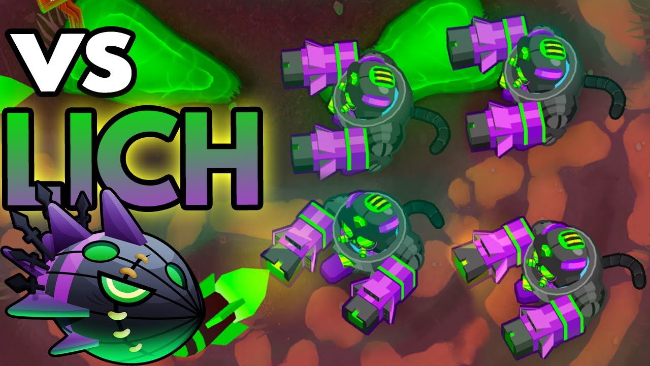 4 D.A.M vs LICH [Bloons TD 6] - YouTube