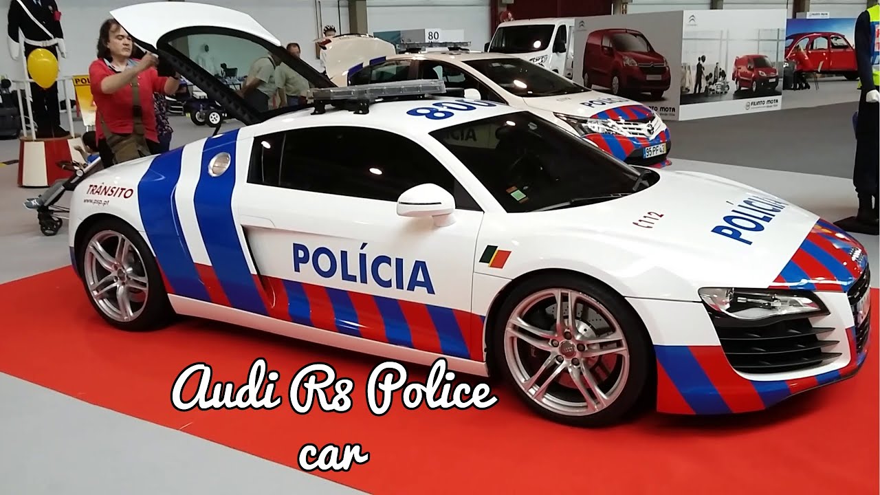 Audi R8 V8 Police Car (Portuguese). Porto Car show 2016 / Salão Auto do ...