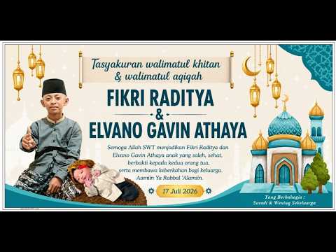 LIVE TJ MUSIC | WALIMATUL KHITAN & AQIQAH - FIKRI RADITYA - ELVANO GAVIN ATHAYA |