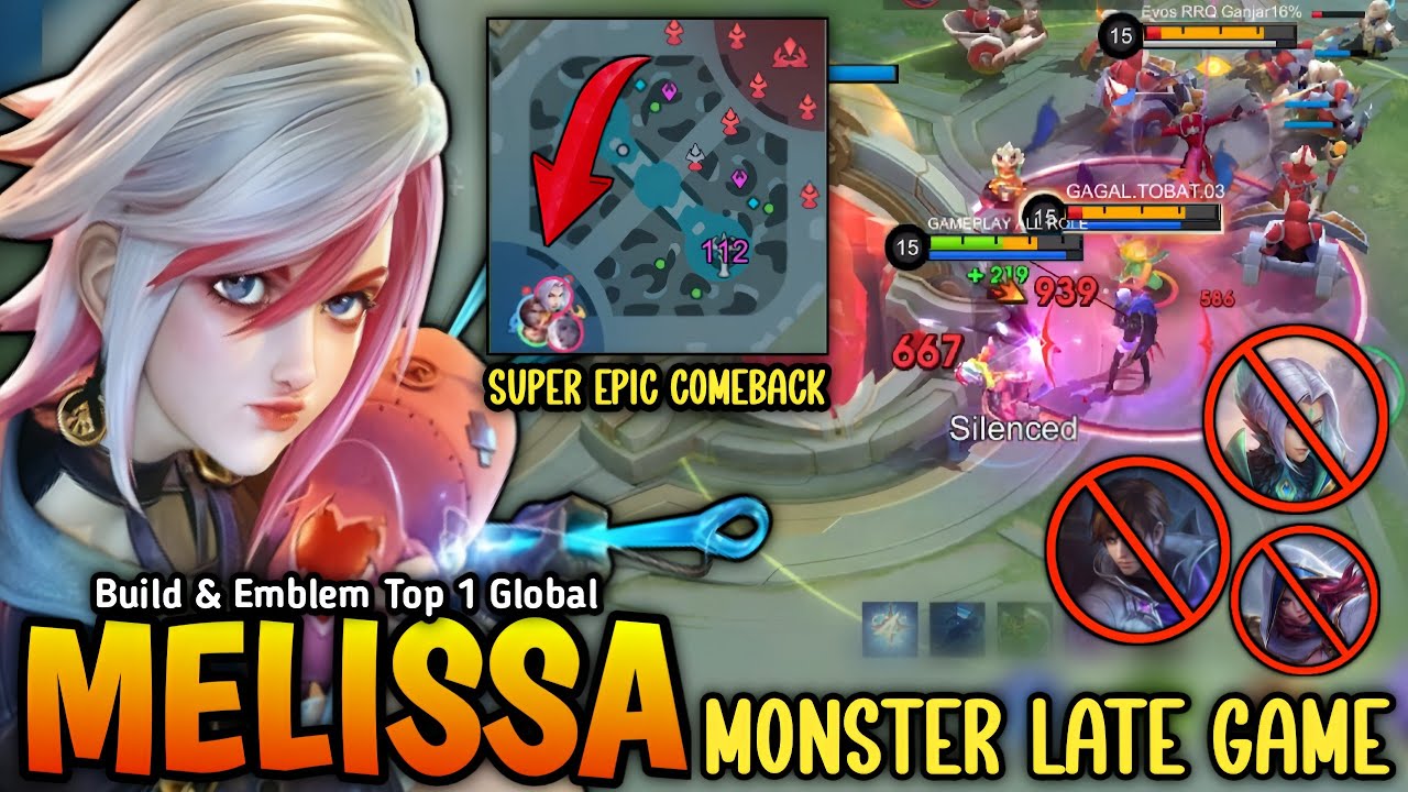 COMEBACK IS REAL! Super Intense Melissa vs 3 Assassin Monster Late Game ...