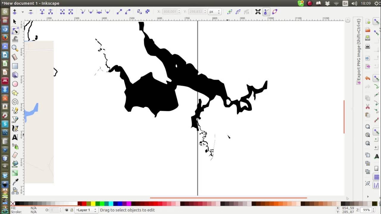 how to make simple maps with inkscape - YouTube