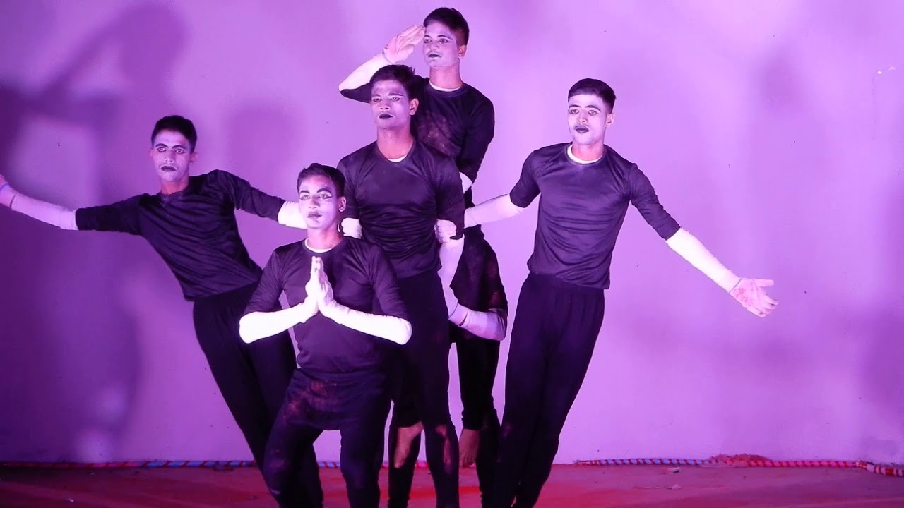Best mime ever Group/Incredible India - Sainik school Purulia - YouTube