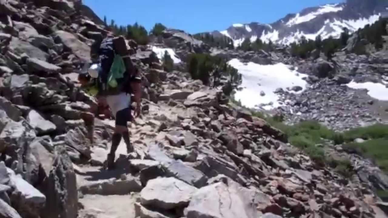 Hiking the Bishop Pass August 2011 - YouTube
