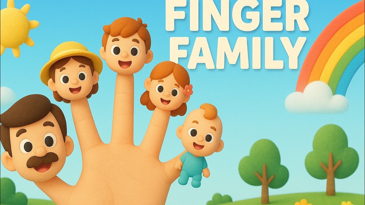 Finger Family Song | Daddy Finger Nursery Rhyme for Kids | Learn with ...