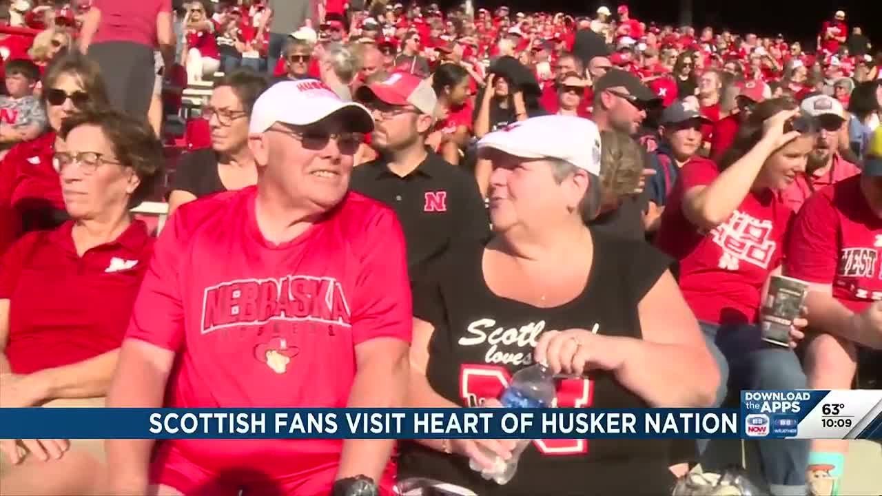 Scottish fans visit heart of Husker nation - YouTube