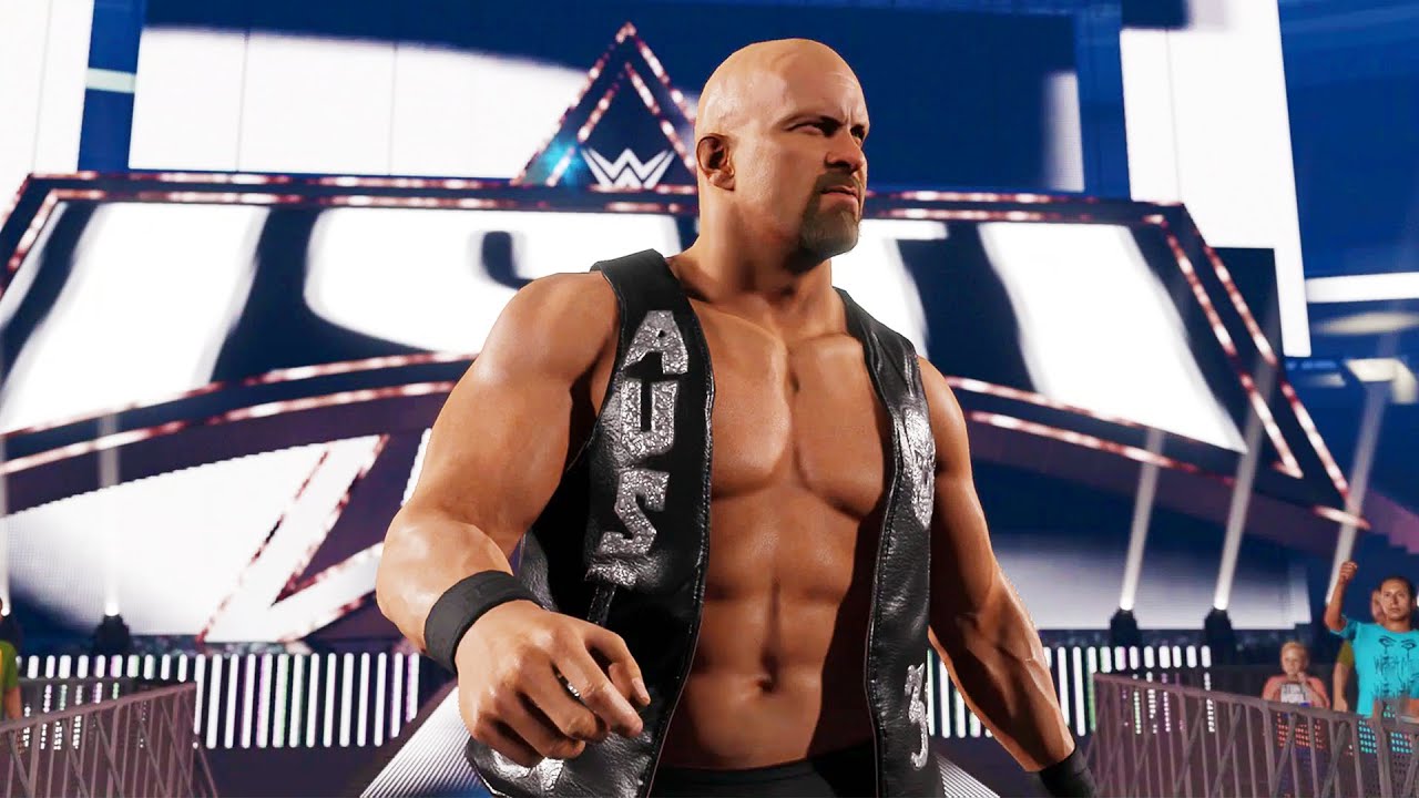WWE 2K23 PS5 - Stone Cold Steve Austin Wrestlemania Entrance (4K ULTRA ...