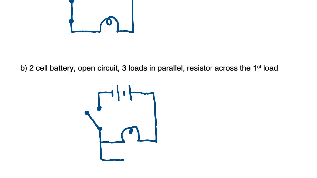 Drawing Circuit Diagrams - YouTube