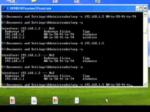 COMANDO ARP Y FUNCIONAMIENTO SISE - YouTube