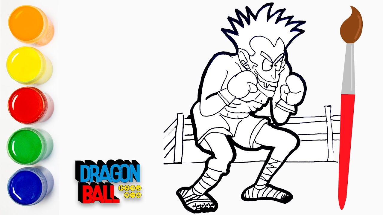 How to draw Dracula Boxer dragon Ball - Cómo Dibujar A Dracula Boxeador ...