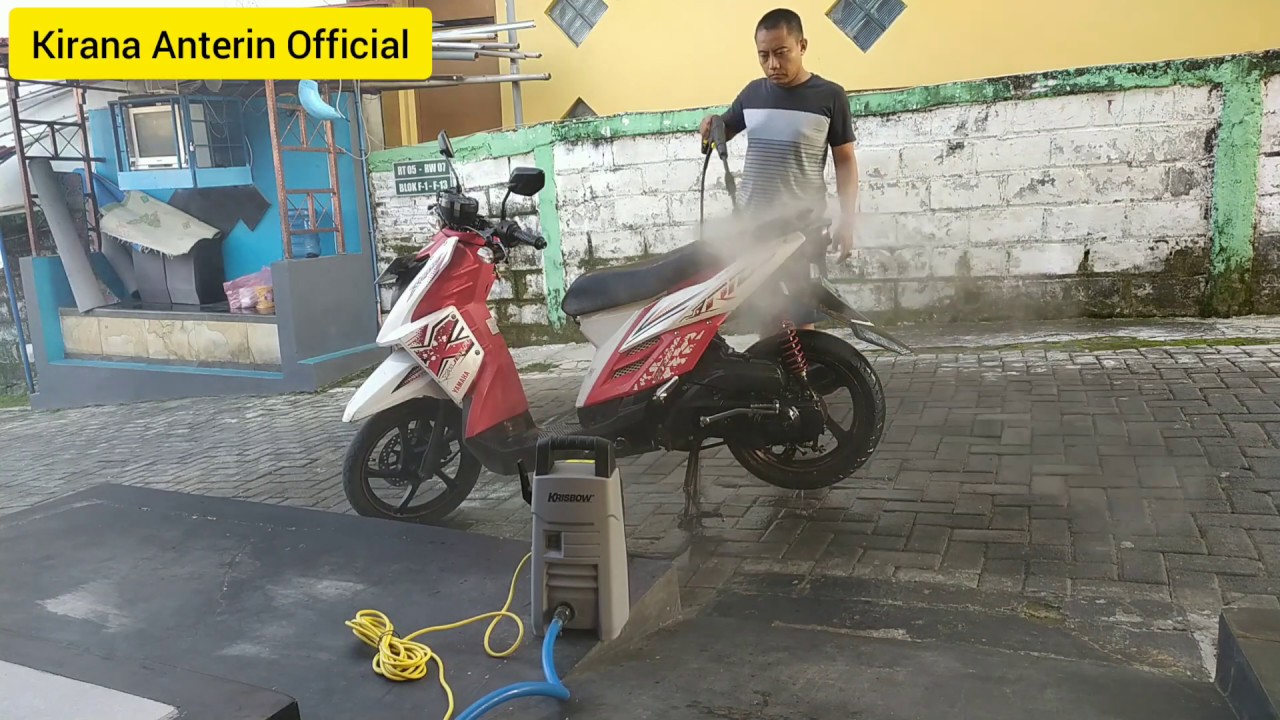 CARA MENCUCI MOTOR CEPAT BERSIH TANPA SABUN PART-1 - YouTube