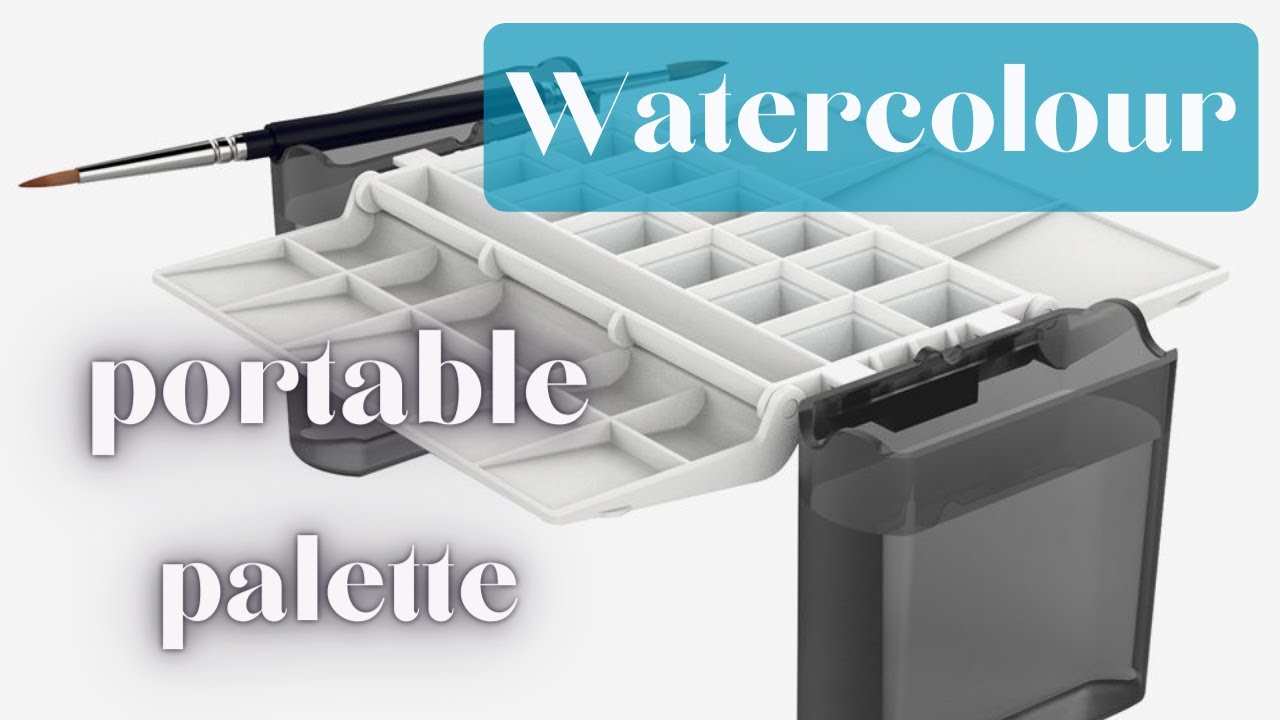 Best travel watercolour palette | Portable Painter Classic - YouTube