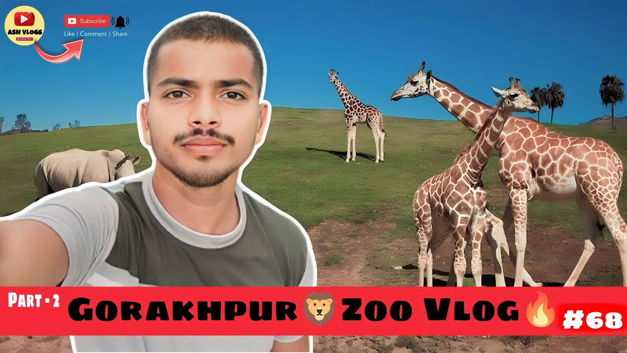 A Day at Gorakhpur🦁Zoo: A Vlog Adventure😱|| @asnvlogs790 || Part -2 ...