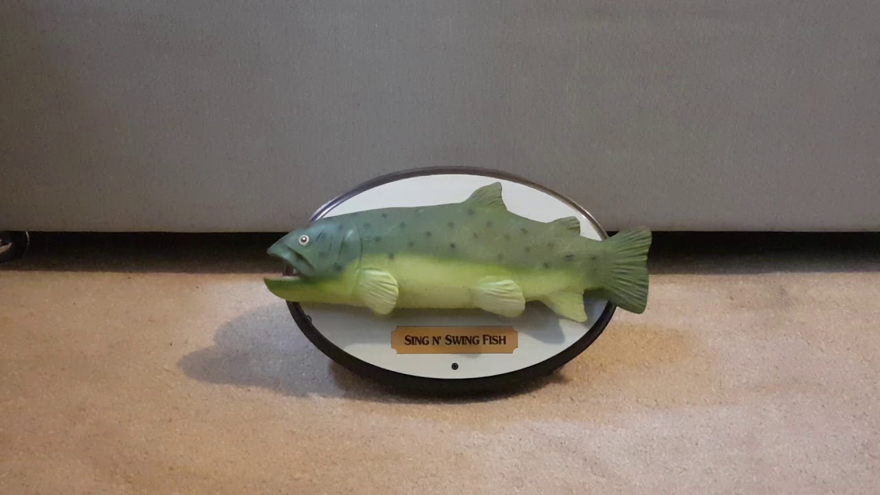 Sing n swing singing fish mini - YouTube