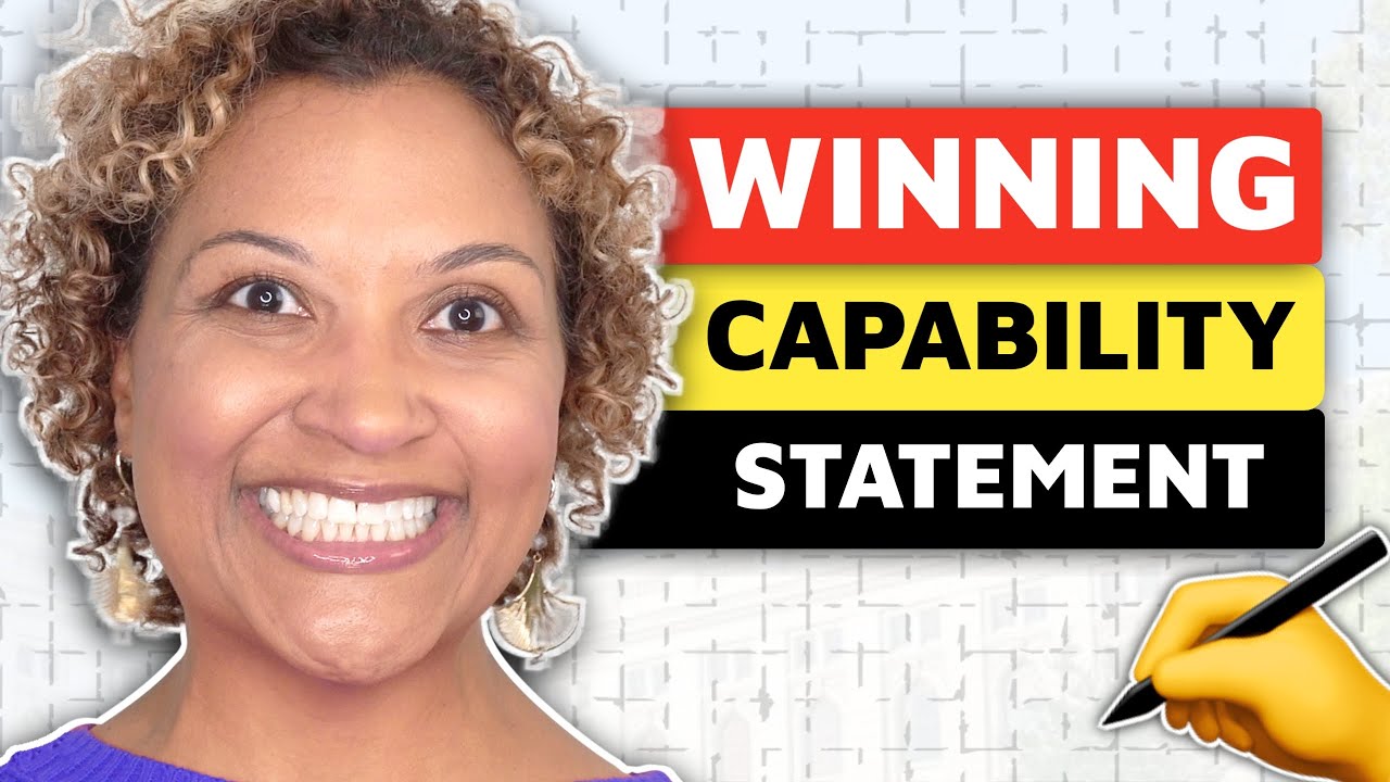 How To Write A Winning Capability Statement | Make Your Capability ...