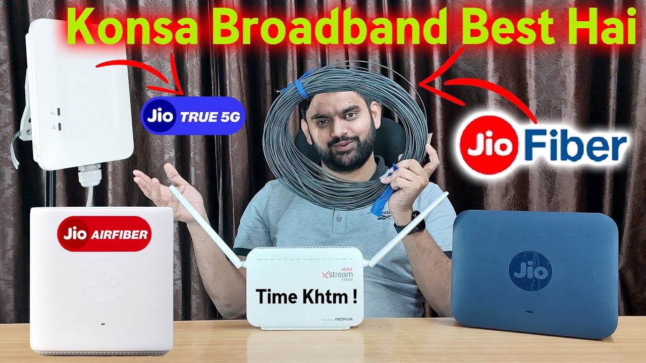 Compare Which Best AirFiber Vs Fiber Broadband Service in India ...