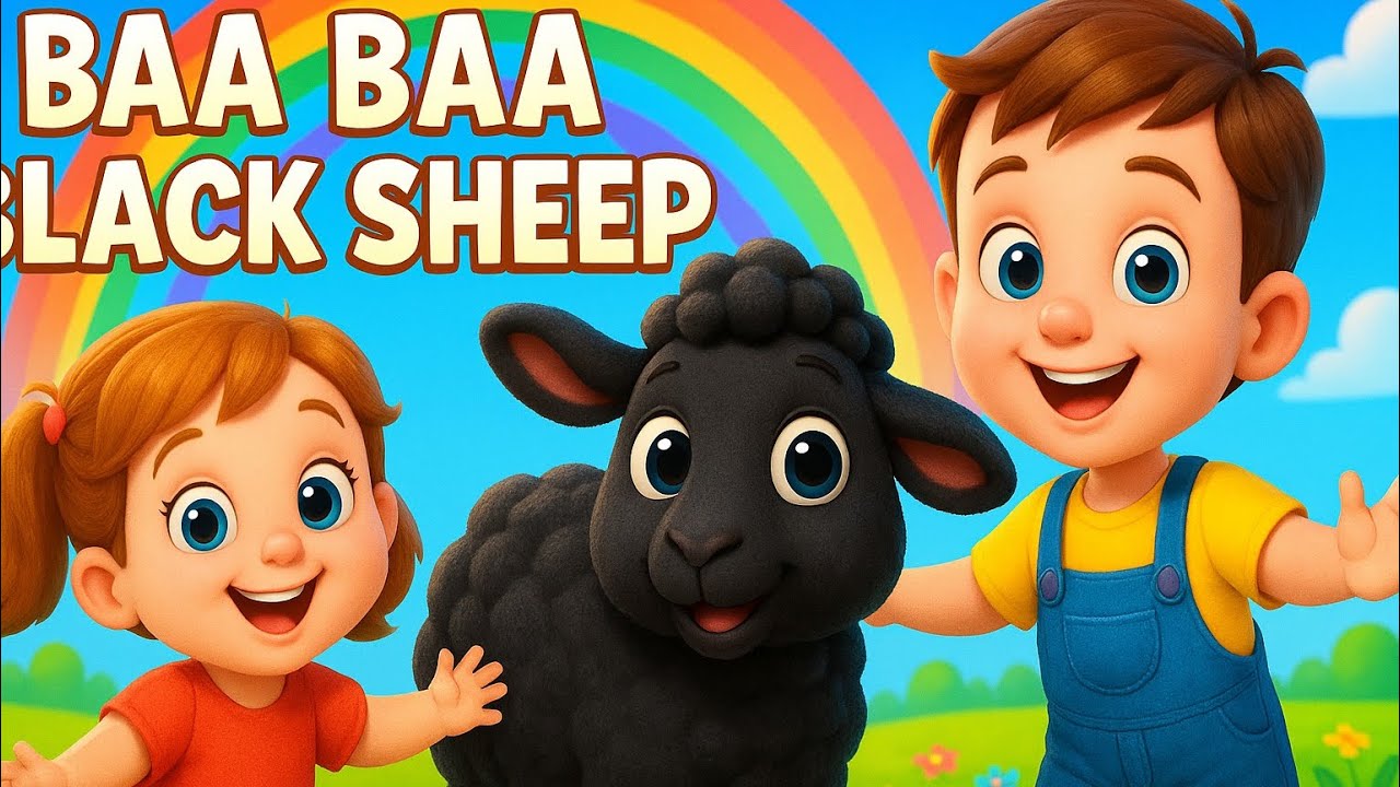 🐑 Baa Baa Black Sheep 🎶 | Classic Nursery Rhyme for Kids | Baby Bubbles ...