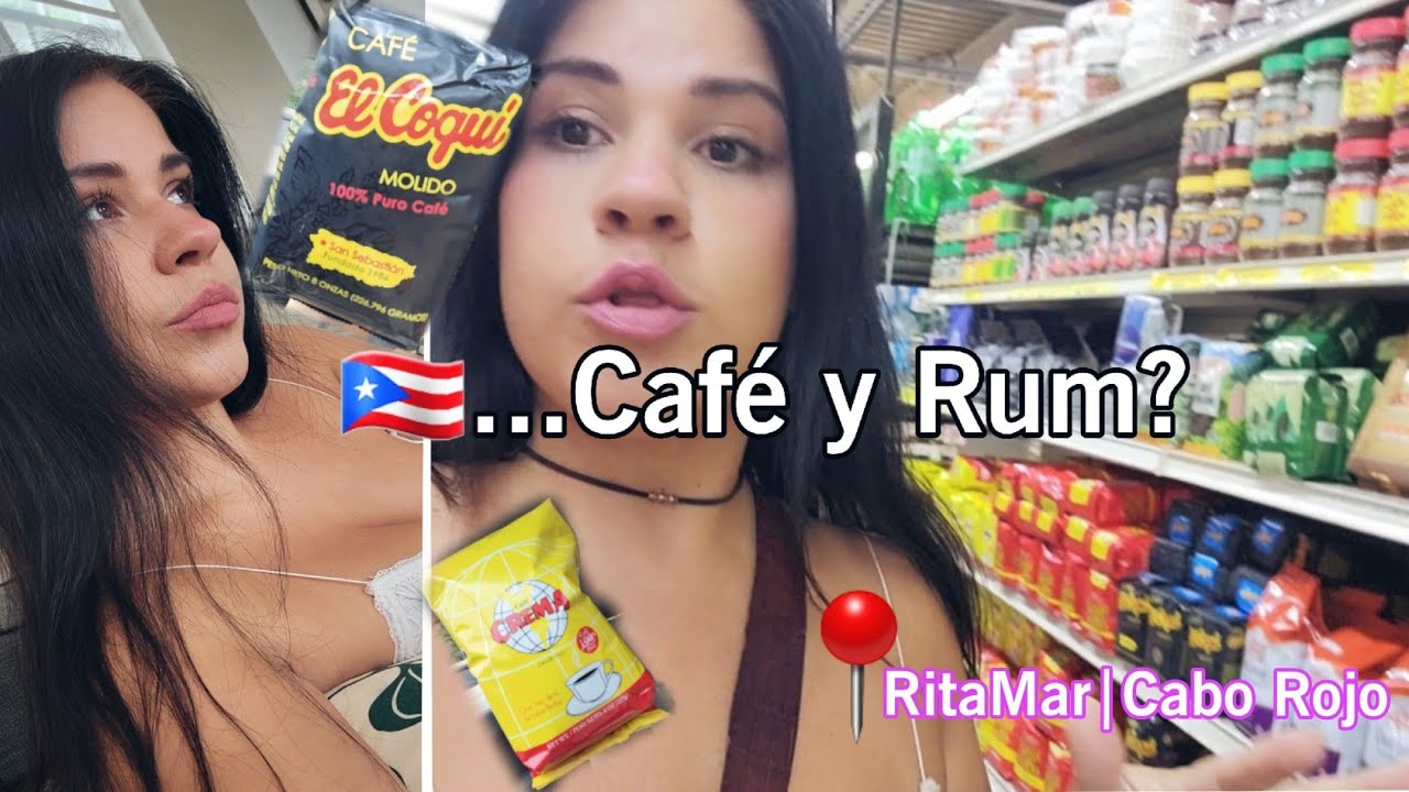 Supermarket in Puerto Rico. So many coffees and Rums. #travel - YouTube
