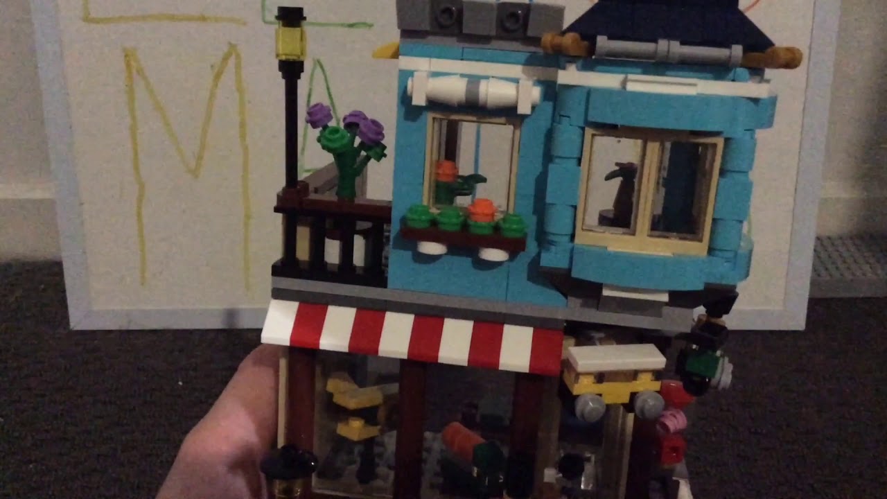 Reviewing Lego Creator 3 In 1 Townhouse toy shop set 31105 - YouTube