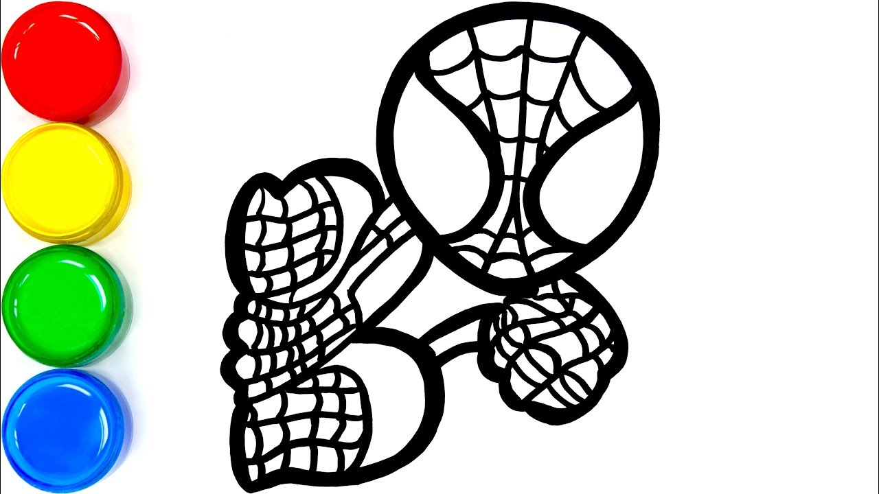 Drawing a Spiderkid | How to draw Spiderkid | Learn drawing and ...