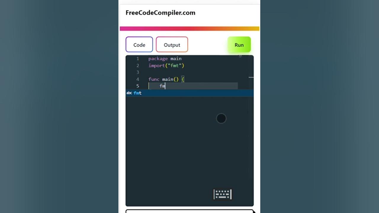 Golang Hello World Shorts Golanguage Programming Coding Codinglife Trending Youtube