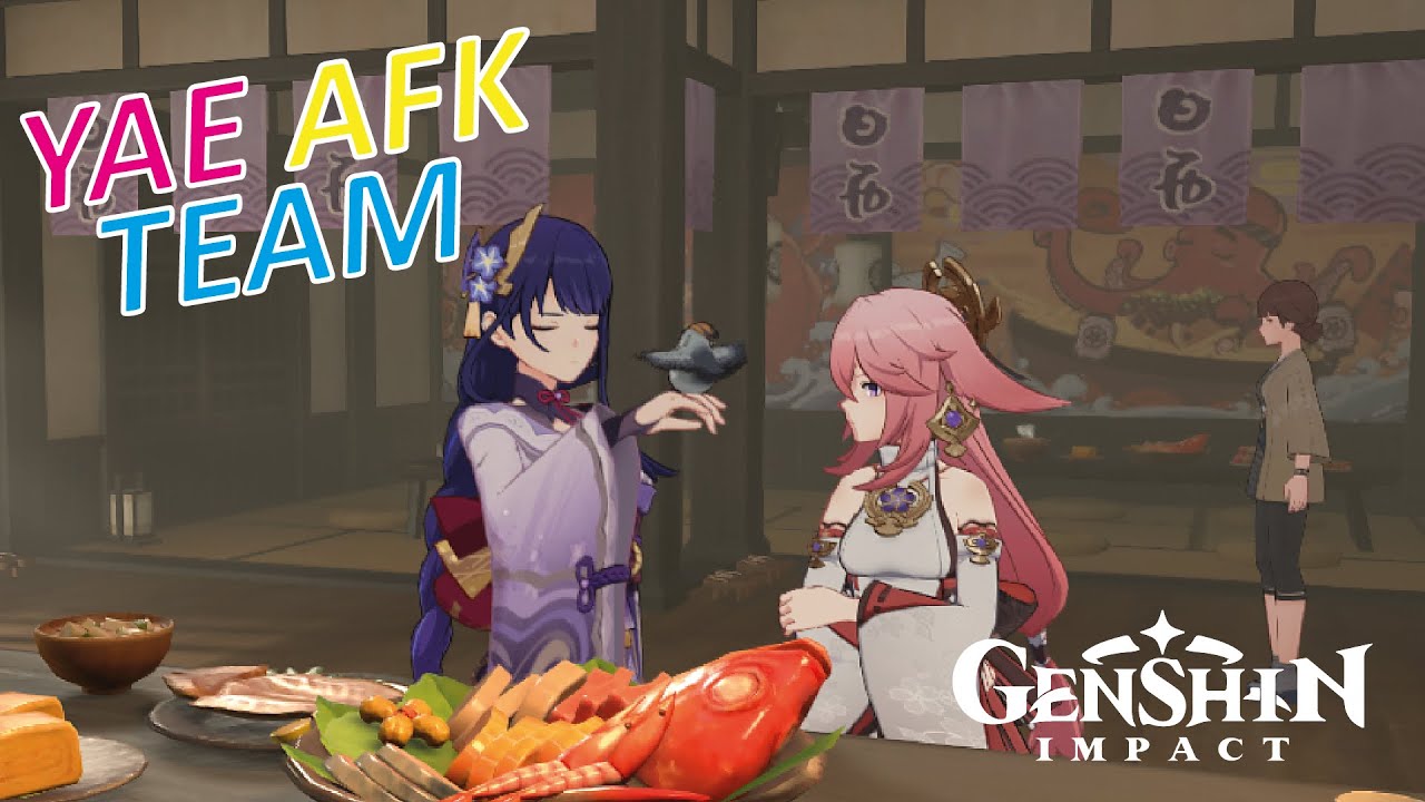 Yae Miko AFK TEAM | Genshin Impact - YouTube