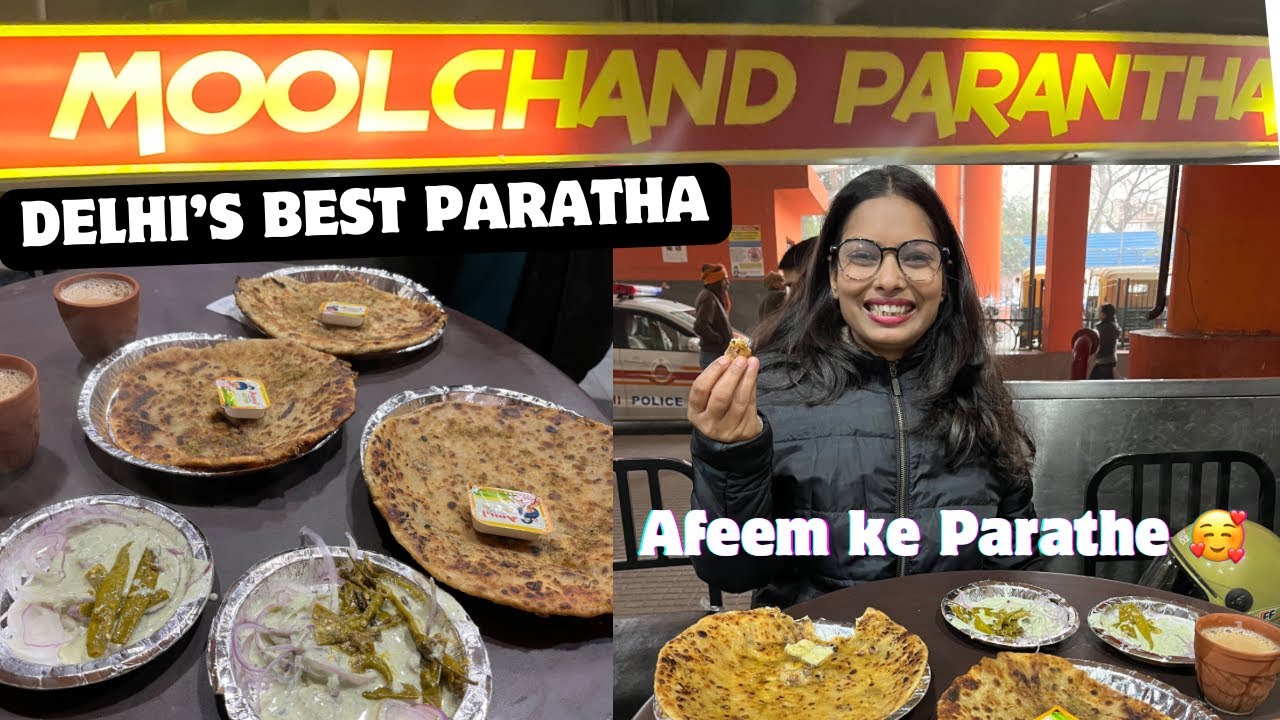 Moolchand Parantha😍 | Best Paratha in Delhi😋 |Street Food Delhi # ...