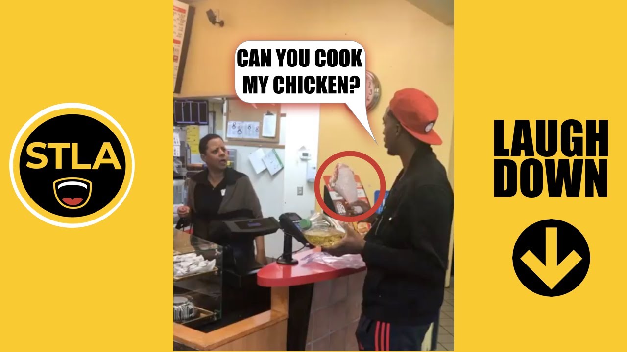 Man asks KFC to cook his chicken (funny pranks!) | Laugh Down - YouTube