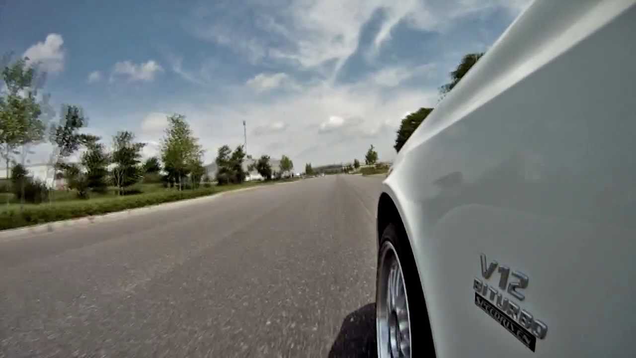 Mercedes EV12 - W211 E-Class w/ V12 Biturbo Motor - Onboard - YouTube