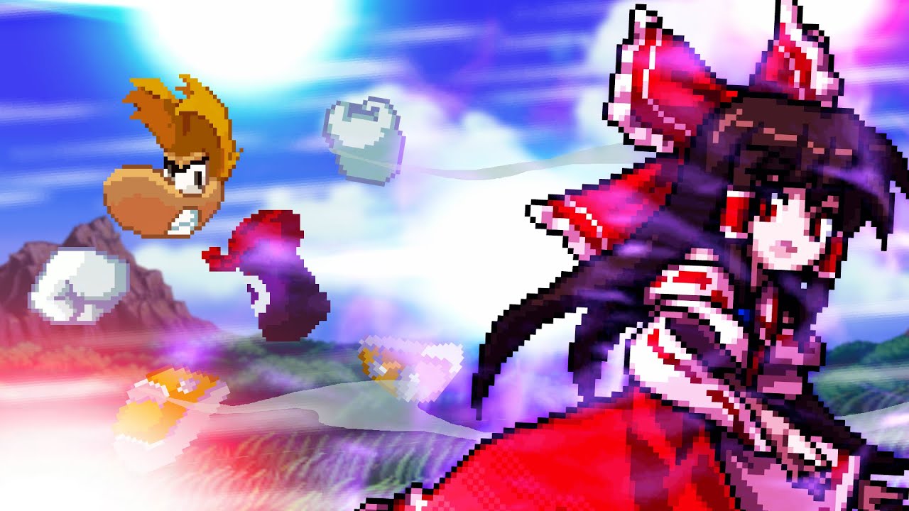 Rayman vs Reimu Hakurei - Sprite Animation (Collab with @Igot-BR ) 1K ...