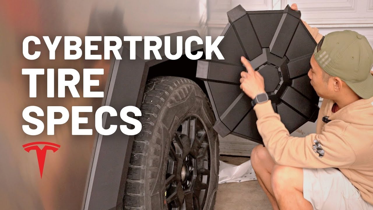 Cybertruck Wheel and Tire Specs - Aero Wheel Cover Removal - Foundation ...