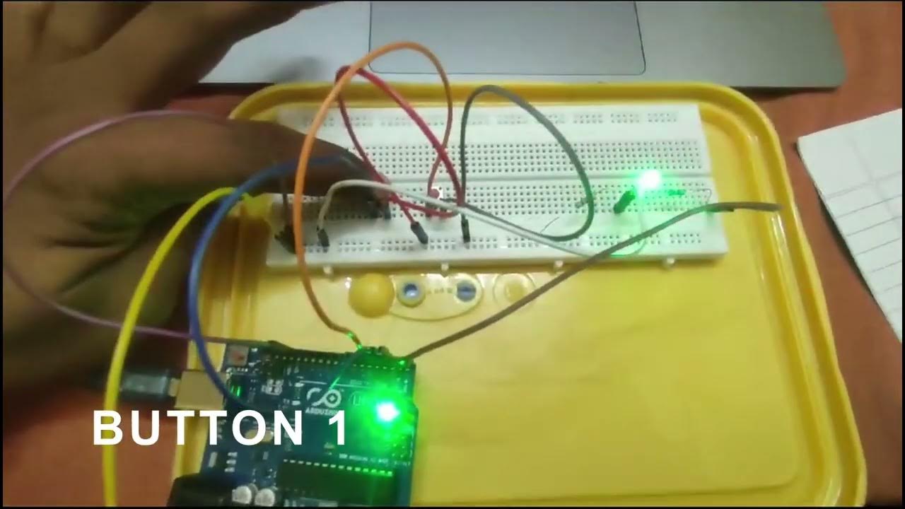Arduino (Push button) - YouTube