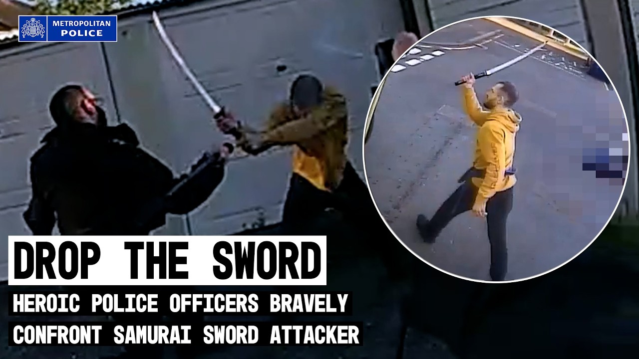 London Sword Attack | Heroic Met Police Officers Confront Dangerous ...