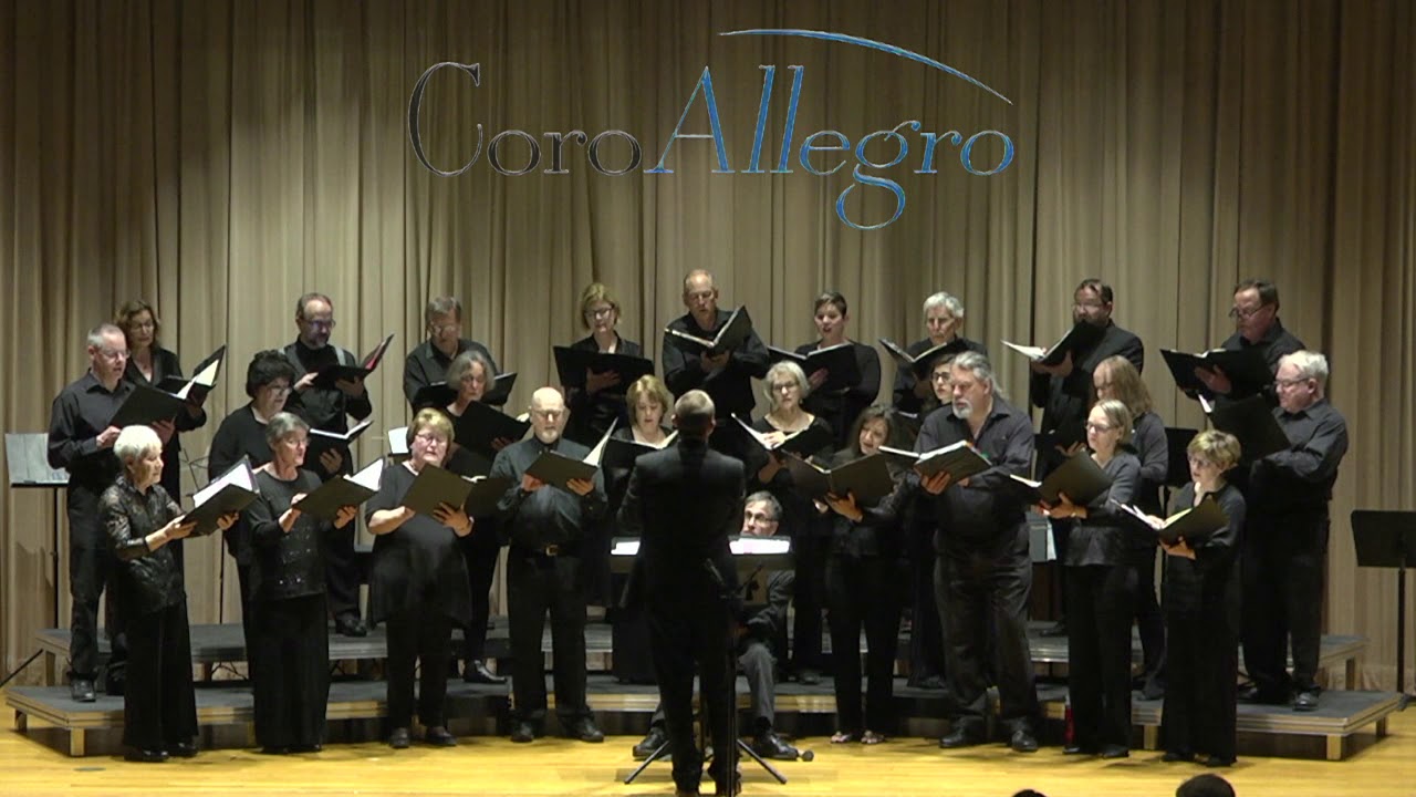 CoroAllegro sings Three Nocturnes by Daniel Elder