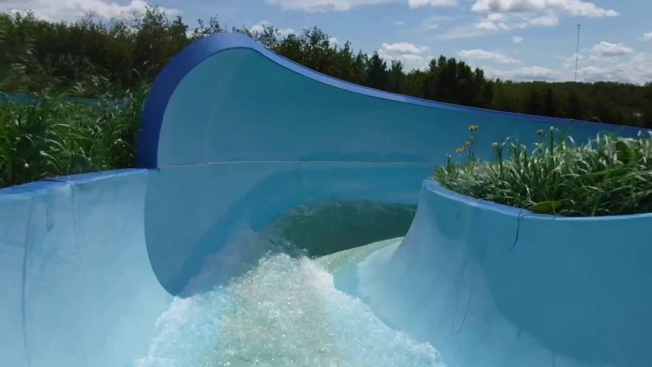 Kenosee Superslides Twister Waterslide POV (Left), Kenosee Lake, SK ...