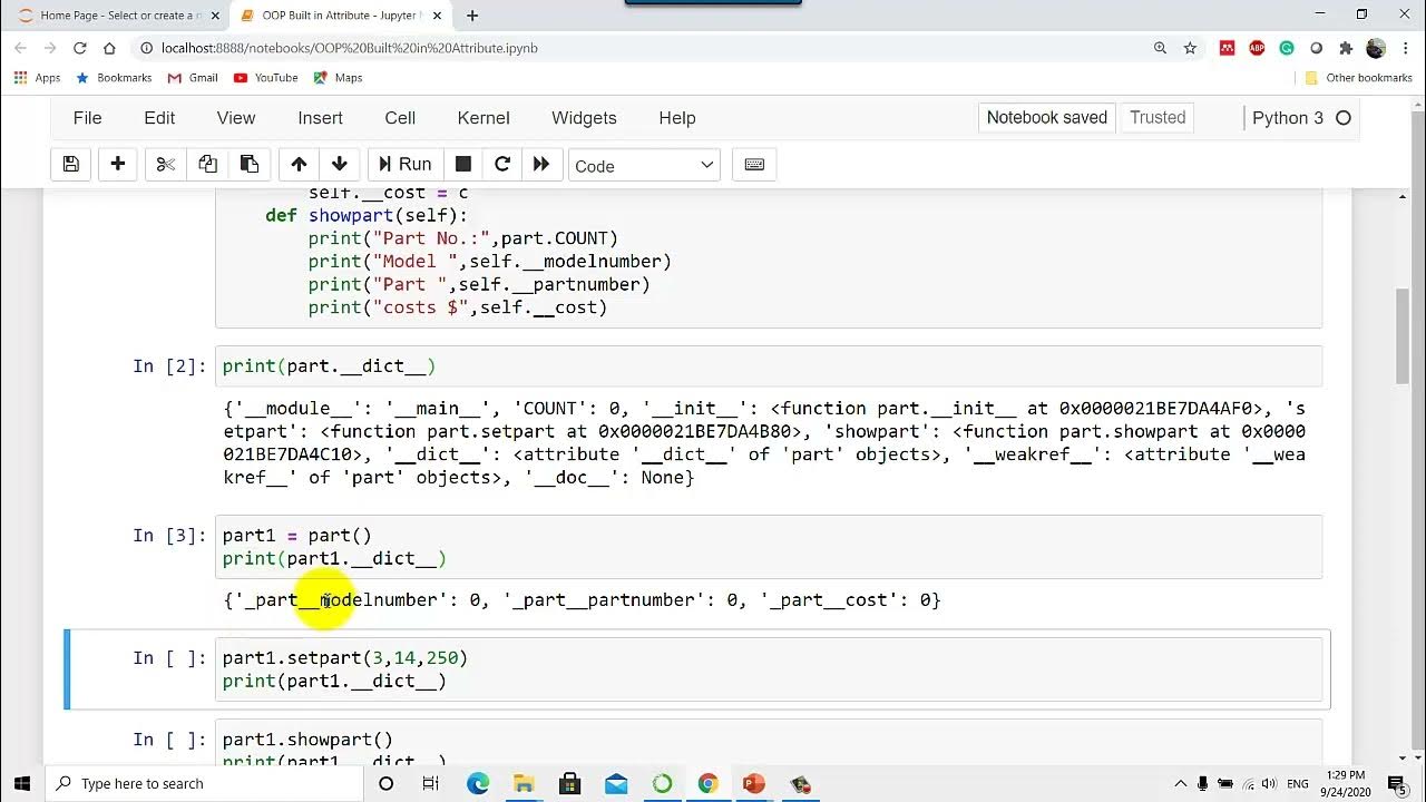 Built In Attribute Learning Oop Using Python 🐍 Youtube