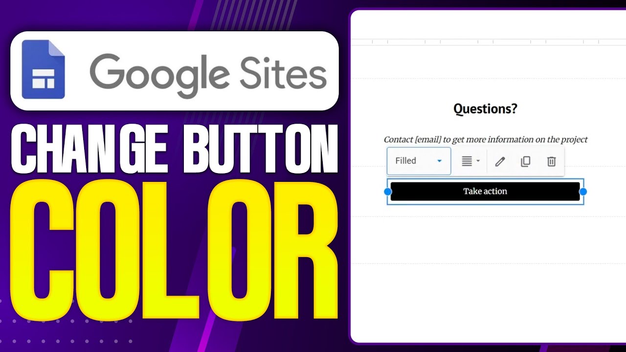 How To Change Button Color in Google Sites (2025 Updated) - YouTube