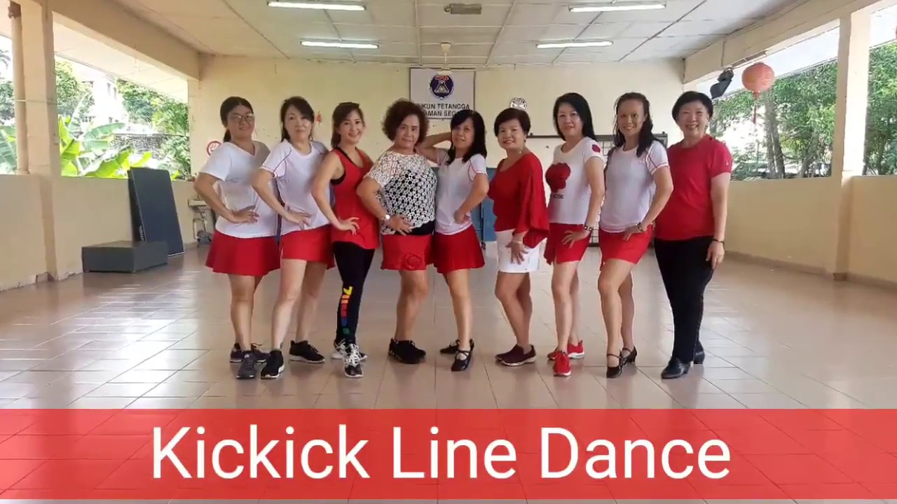 Kickick Line Dance - Cherry Bomb - YouTube