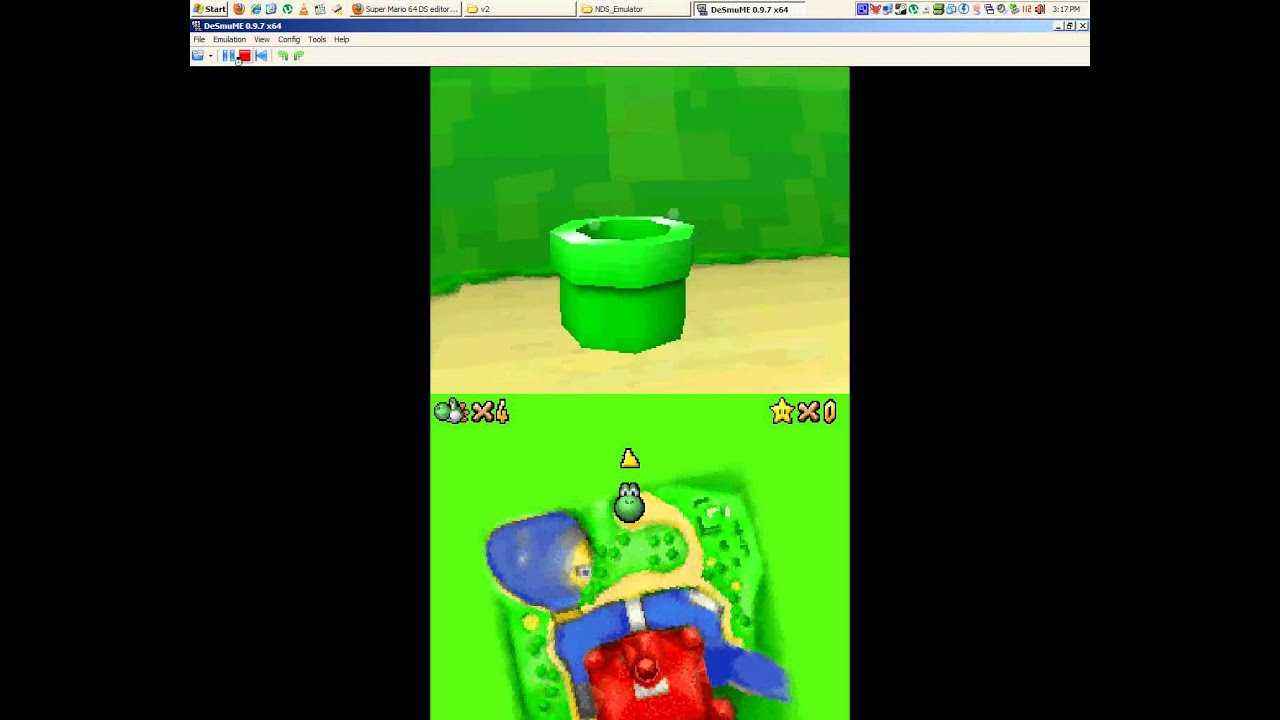 Mario 64 DS: My first succesfull 2-way warp pipe... - YouTube