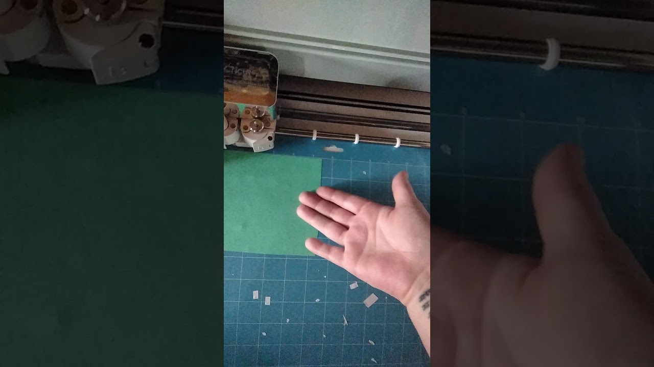 Load mat and push blinking Cricut button - YouTube