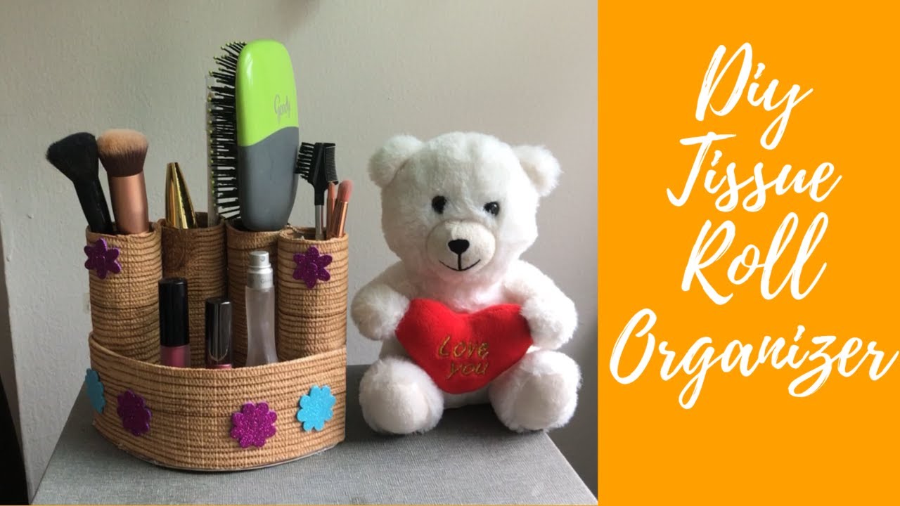 DIY Tissue Roll Organizer - YouTube