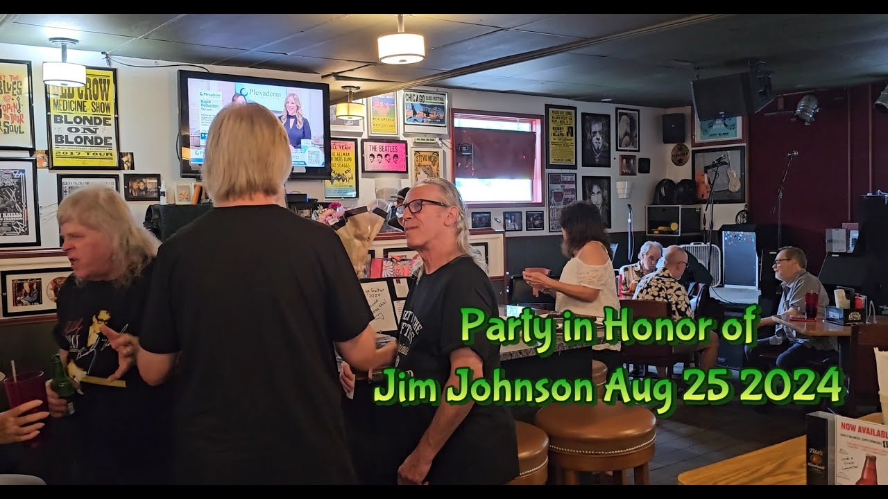 PARTY IN HONOR OF JIM JOHNSON - YouTube