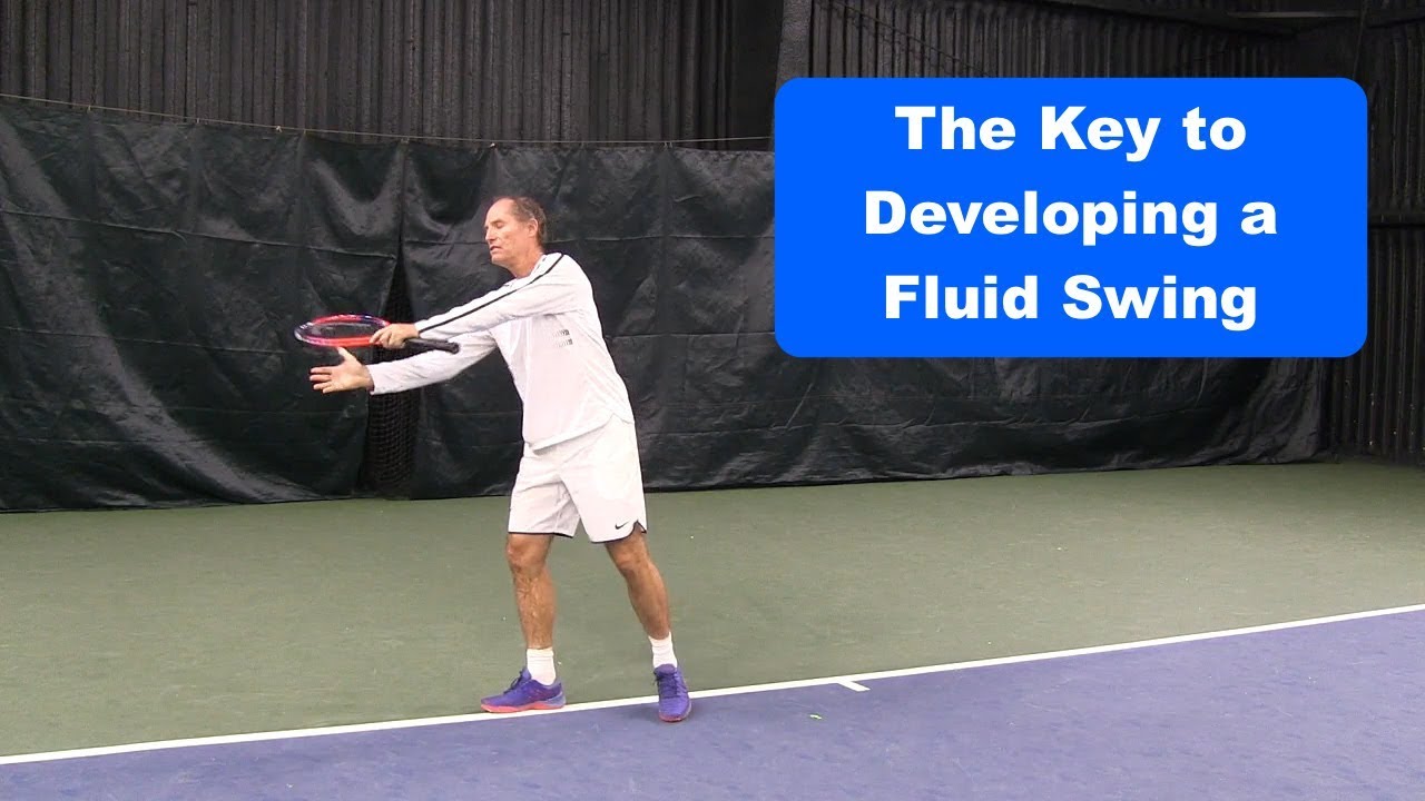 Tennis Instruction: The Key to a Fluid Swing - YouTube