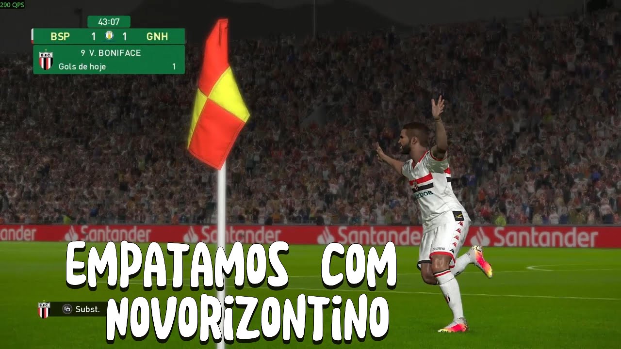 Empatamos e caimos para 9° lugar no campeonato - YouTube