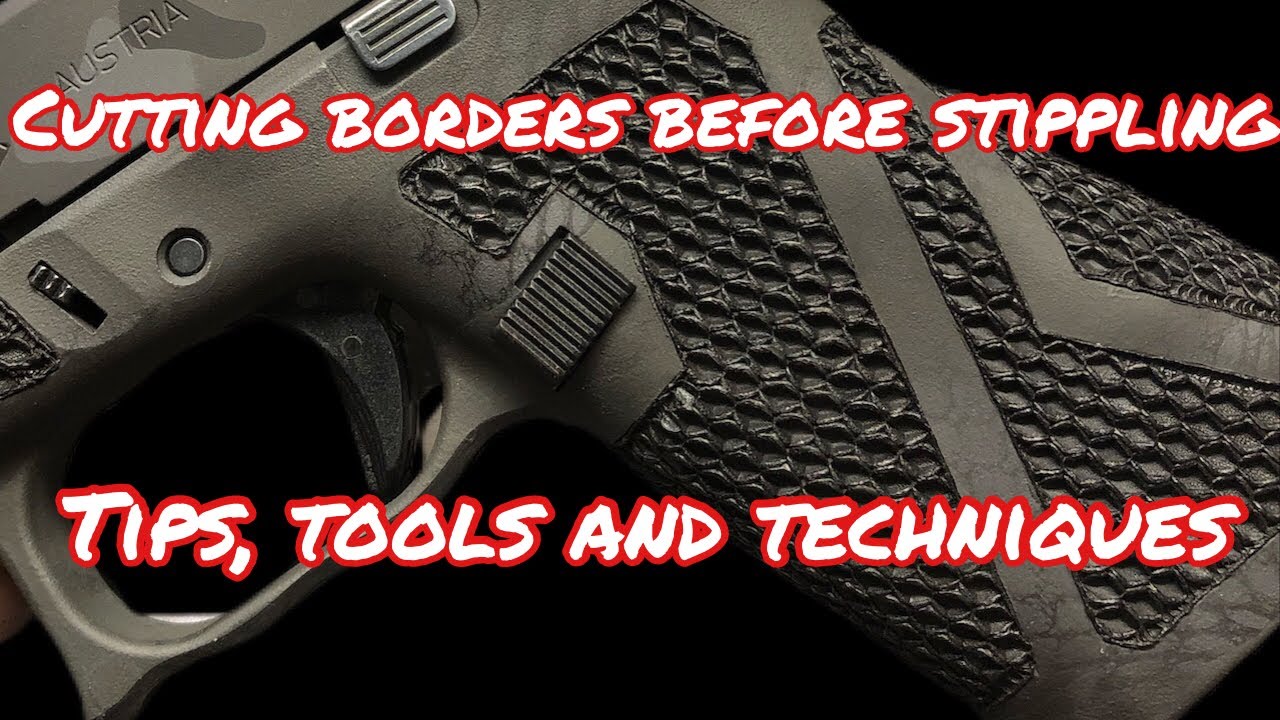 Glock Stippling Tools