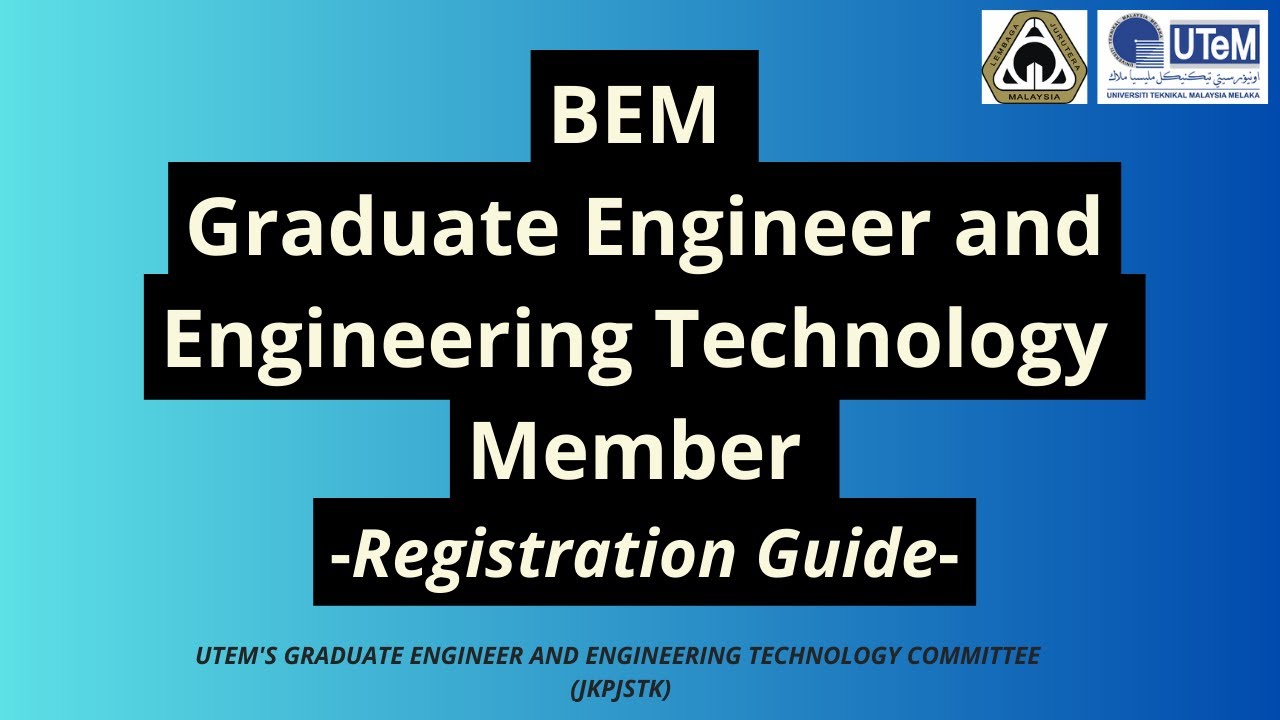 Graduate Engineering and Engineering Technologist | BEM | Registration ...